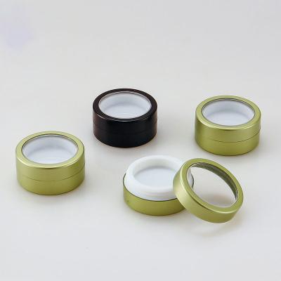 China 4g Eye shadow box, powder cartridge packing material, ABS cosmetics packing box, separate bottling with clear lid for sale
