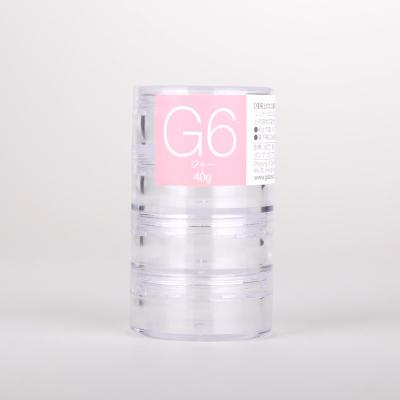 China 4-layer transparent storage box, detachable, 40g cream packaging bottle, ps plastic jewelry box for sale