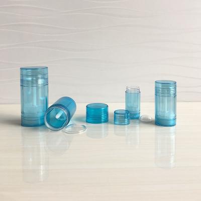China 15ml 30ml 50ml 75ml plastic deodorant stick bottle deodorant stick cosmetic container for sale