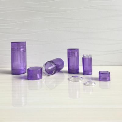 China Rotary Design 15g 30g 50g 75g Empty Cosmetic Plastic Roll On Deodorant Bottle for sale