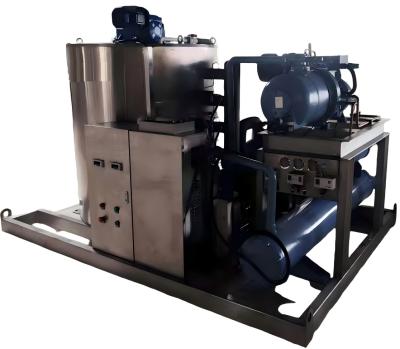 China Ecoice water cooling Ice Flake Machine 20 ton Flake Ice Machine with CE Flake Ice Maker for Seafood for sale
