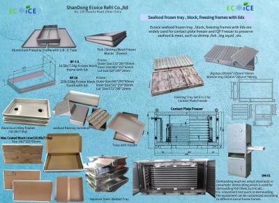 China aluminum plate welding pan, fast frozen tools for contact plate freezer for sale