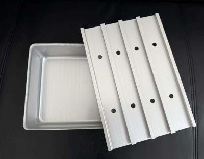 China Moulding process aluminum pan box, quick freezing pan for freezing seafoods for sale