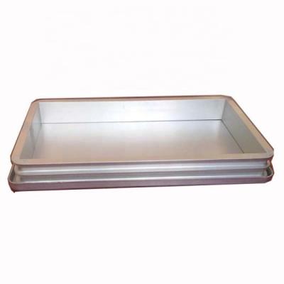 China Bandeja de aluminio para el camarón u otros mariscos en venta