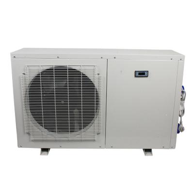 China Pequeño refrigerador de agua del precio 1p del cilindro de los mariscos de los pescados del hotel del termóstato del acuario para la refrigeración por agua con precio bajo en venta