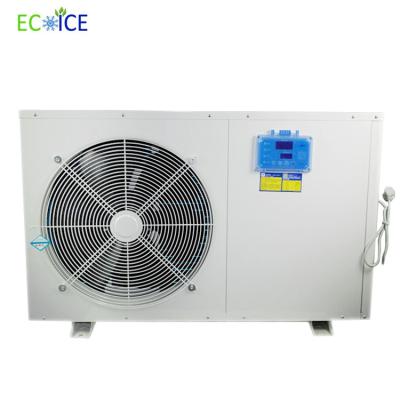 China El aire refrescó el refrigerador multi 2p del banco de hielo de los pescados del agua industrial del acuario para la refrigeración por agua con precio bajo en venta