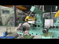 Moderne, nieuwe technologie, geavanceerd ontwerp, stalen spoel snijmachine