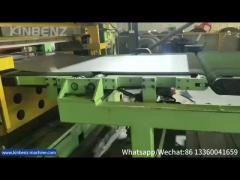 Flying Shear Cut To Length Production Line With Double Automatic Stacker
