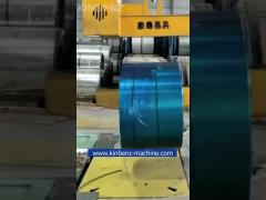 Los bordes limpios de las placas lisas manejo automático máquina de corte de bobinas de acero