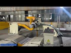 Línea de corte longitudinal automática de bobinas de ancho estrecho con acabado superior de calibre ligero