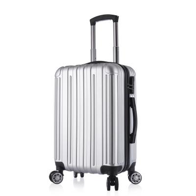 China Business Style Lightweight Waterproof PC ABS Trolley Hard Case Zipper Password Lock TSA Spinner Travel Suitcase Luggage Bag for sale
