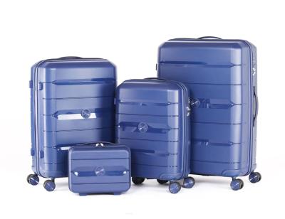 China Large Capacity Durable Versatile PP Travel Luggage Sets with Lock Yes Eco-Friendly Light Weight Suitcase Set for sale