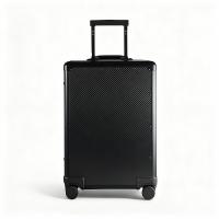 Quality 21" Real Carbon Fiber Suitcase TSA Lock Hardside Suitcase Zipperless Luggage for sale