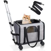China 2-in-1 Detachable Rolling Pet Carrier for sale