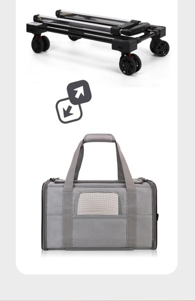 Quality 2-in-1 Detachable Rolling Pet Carrier for sale