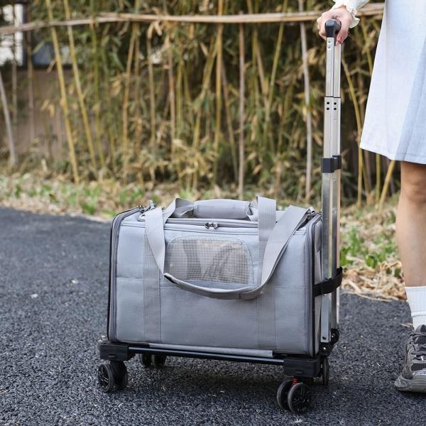 Quality 2-in-1 Detachable Rolling Pet Carrier for sale