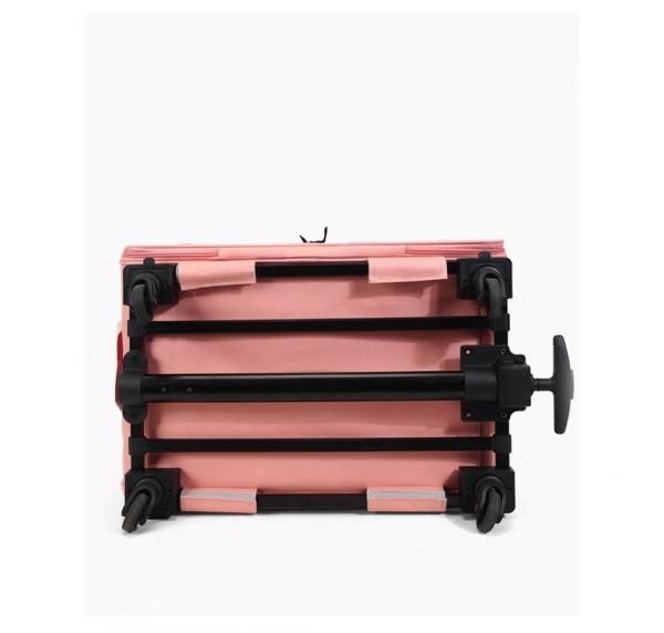 Quality 210D Polyester Bus-Shaped Rolling Pet Carrier for sale