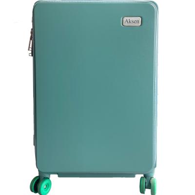 China USB Charging Aluminum Trolley Unisex Luggage Suitcase ABS PC Trolley Case and Combination Lock for Travel Accessory for sale