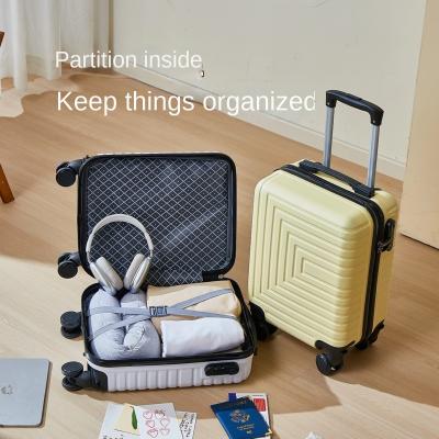 China Customized Logo 14-Inch Fabric Luggage Case with Removable Wheel Airline Boarding Suitcase Spring and Autumn Travel for sale