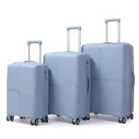 Quality School Large Capacity 8-Wheel Spinner Trolley Cases Durable Versatile PP Eco for sale