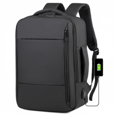 Quality Unisex Fashionable Black Anti-Theft Waterproof Lightweight Laptop Backpack with for sale