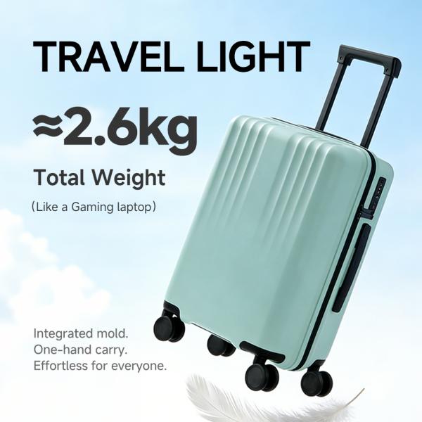 Quality 20" Lightweight PP Suitcase in 2.6kg & 42L for sale
