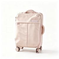 Quality 20 24 Inch Twill Nylon Luggage Suitcase USB Charging Front Opening Lightweight for sale