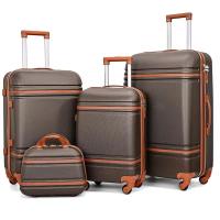 China Vintage 4-Piece PC Hardshell Luggage Set with TSA Lock for sale