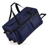 Quality 2 - Way Carry Rolling Duffel Bag with Multi-Pocket for sale