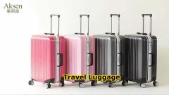 Pink Hardside Spinner Luggage with 360° Silent Wheels