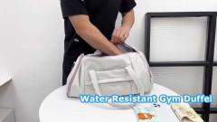 Water-Resistant Large Capacity Gym Duffel Bag for Travel