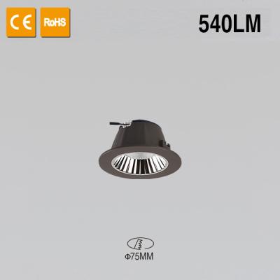 China 7 Wattage LED Recessed Downlights 540lm Luminous Flux  40 Degree Angle for sale