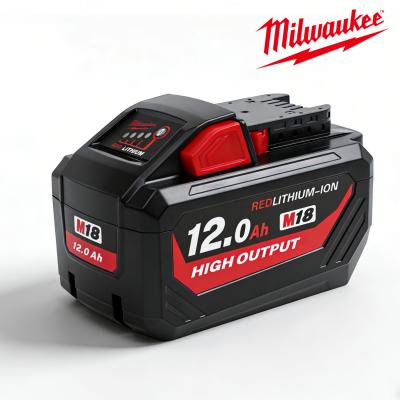 China 12000mAh Milwaukee M18 Battery 12ah Milwaukee Battery Charger ODM for sale