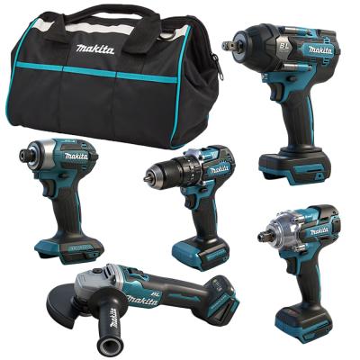 China 6Pcs Makita Brushless Combo Multifunctional Makita 6 Piece Combo Kit for sale