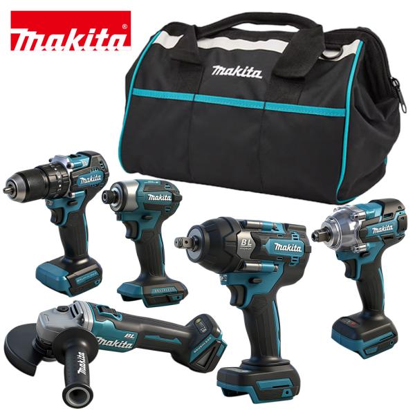 Quality 18V Makita Cordless Set 5 In 1 Power Tool For Automotive Repair for sale