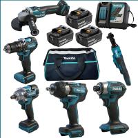 Quality Household Makita Cordless Tool Set 5.0ah Battery Screwdriver Set for sale