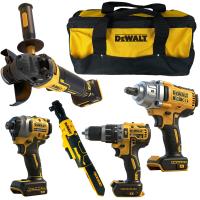 Quality XR 20V Brushless Tool Set Ratcheting Wrench Angle Grinder Dewalt Impact Set ODM for sale