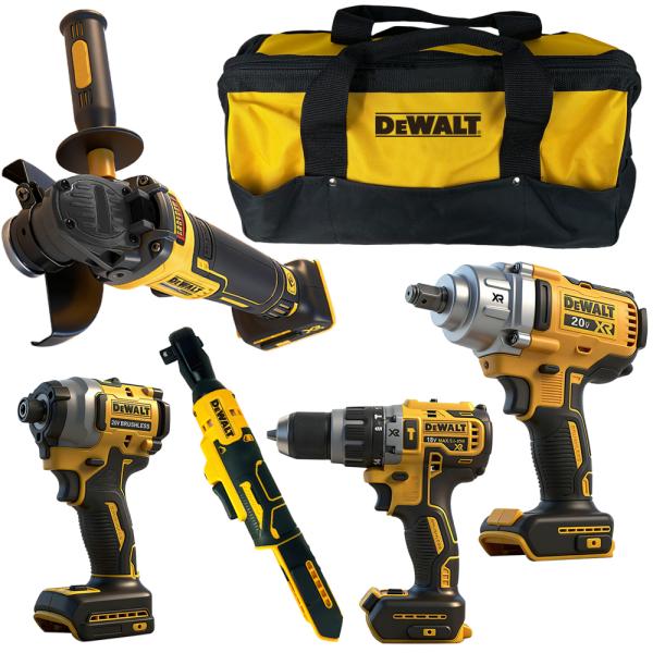 Quality XR 20V Brushless Tool Set Ratcheting Wrench Angle Grinder Dewalt Impact Set ODM for sale