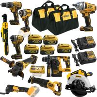 Quality 18 In 1 Dewalt Tool Set Cordless Drill Set 18V 20V With 5.0Ah Batteries for sale