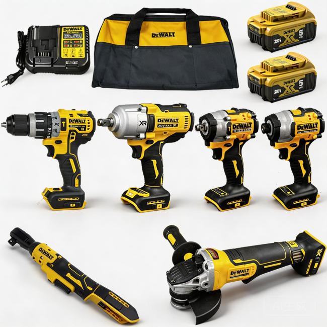 DEWALT 20V Cordless Power Tools Set - Main View