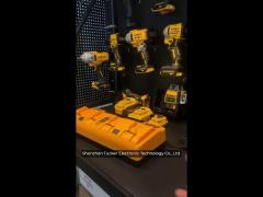 4 ports dewalt multi battery charger dcb127 dcb120 dcb200 dcb204 dcb206 dcb182
