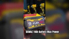 DEWALT 9Ah Battery With Carton packaging