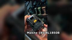 Original Makita 18V BL1850B 5.0Ah Rechargeable Battery with Original plastic shell packaging