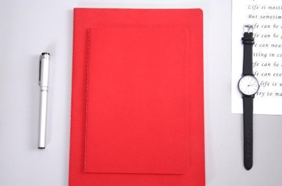 Brown Cover Sketchbook Memo Diary Subject Journal Planner for Travelers Students Office Supplies