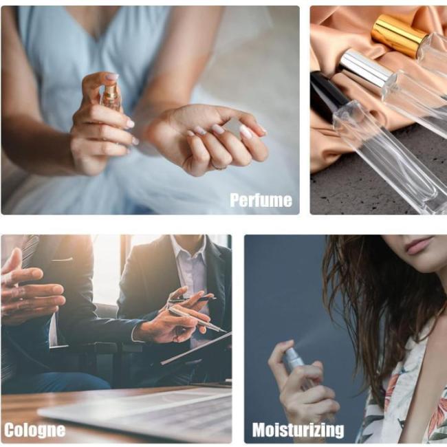 10ml Perfume Atomizer for Men &amp; Women. Refillable Glass Spray Bottle