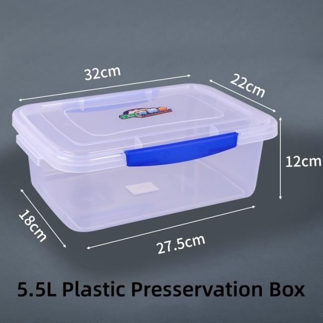 Seal Plastic Preservation Box Refrigerator Clear Plastic Vegetable and Fruit Storage Box