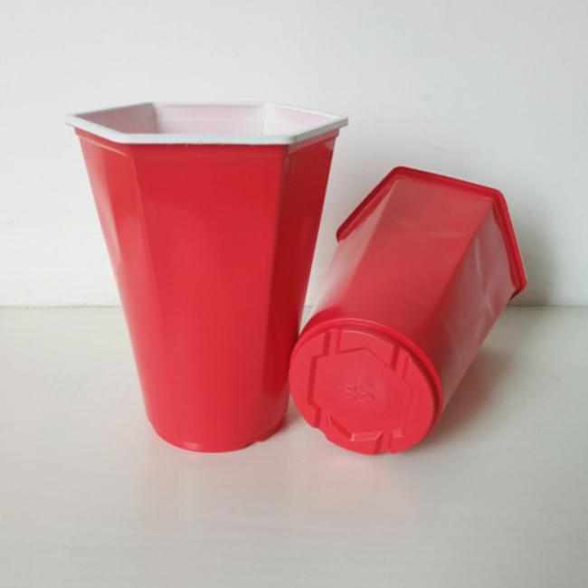 Wholesale High Quality 16oz Red, Blue Varous Color Custome Logo PP Disposable Plastic Cup