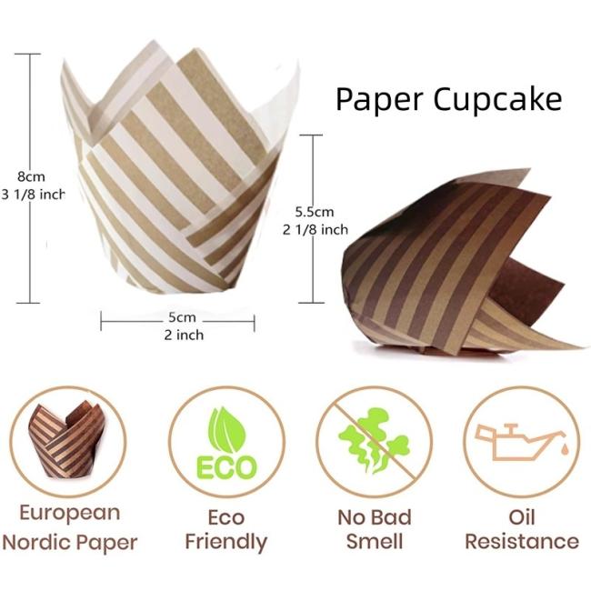 Disposable Cake Cup Paper Cake Cup for Family/ Cake Shop