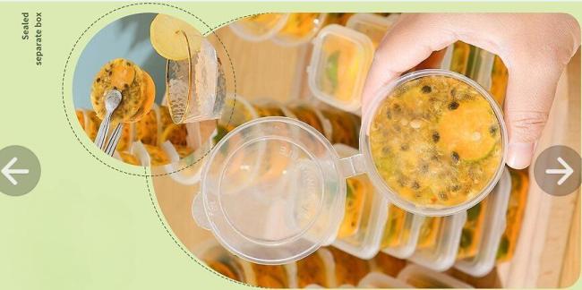 Disposable PP Sauce Cup Sealed Souce Cup Take out Round or Square Transparent Plastic Sauce Cup, Separate Cup