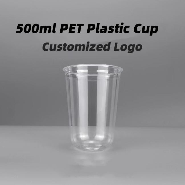 High Transparent Material PP/PS Disposable Cold Drinking Plastic Cups